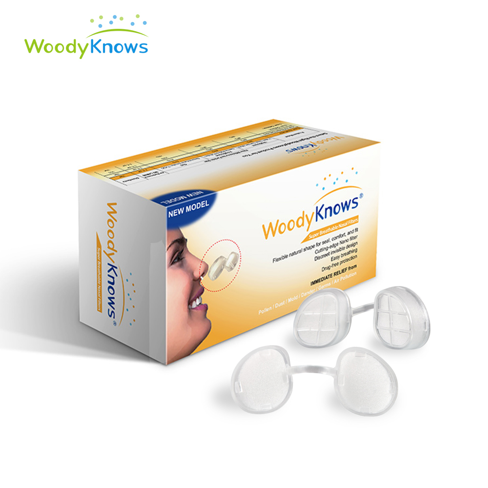 Super Breathable Nasal Fiters Reduce Particulate Air Pollution